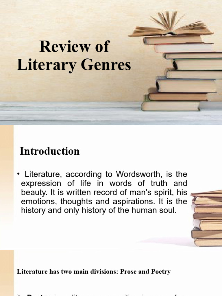 Review of Literary Genres | PDF | Poetry | Lyric Poetry
