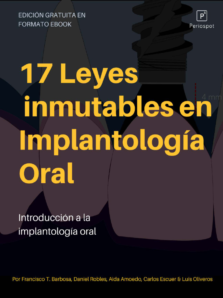 Ebook 17 Leyes Inmutables en Implantologia Oral | PDF | Boca | Diente