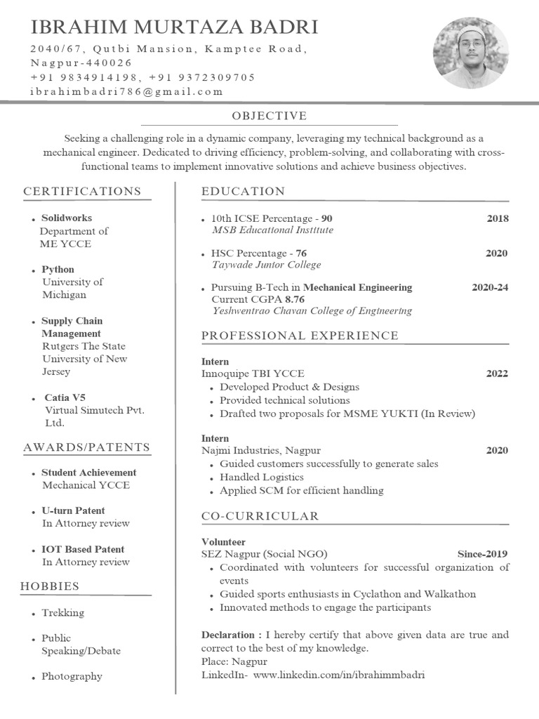 Ibrahim Badri ME | PDF | Business