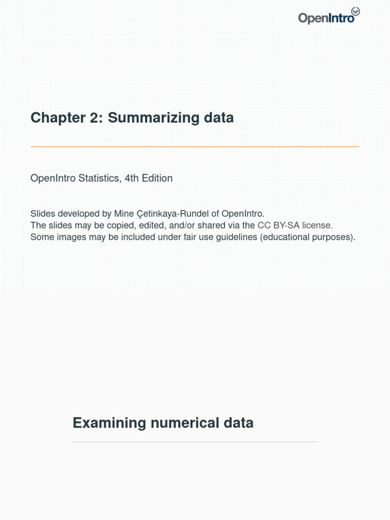 chp2 | PDF | Quartile | Statistics