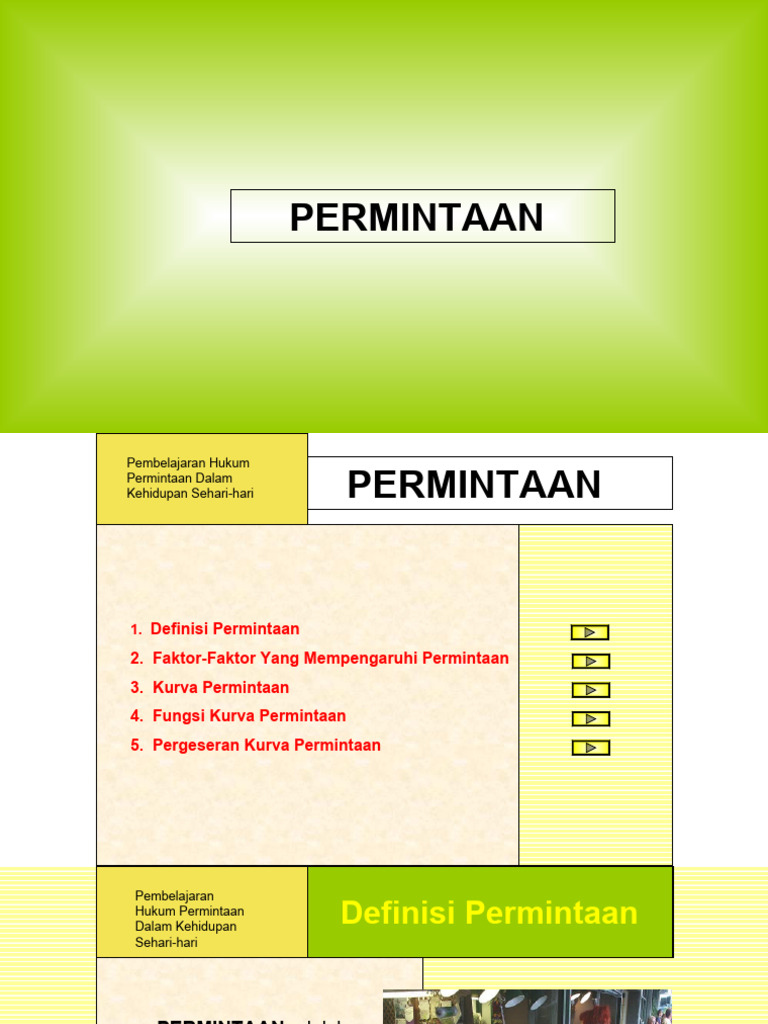 Permintaan | PDF