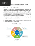 Hướng Dẫn Phân Tích Mô Hình 5 Áp Lực Cạnh Tranh Của Michael Porter | PDF