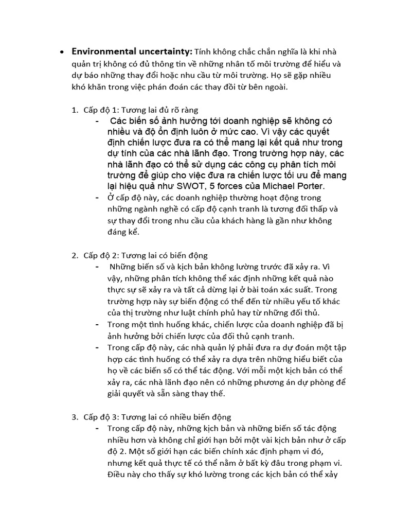 B4. Environmental Uncertainty | PDF