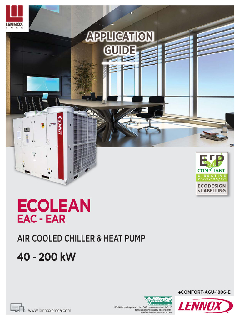 Ecolean Agu 1806 e | PDF | Air Conditioning | Heat Exchanger