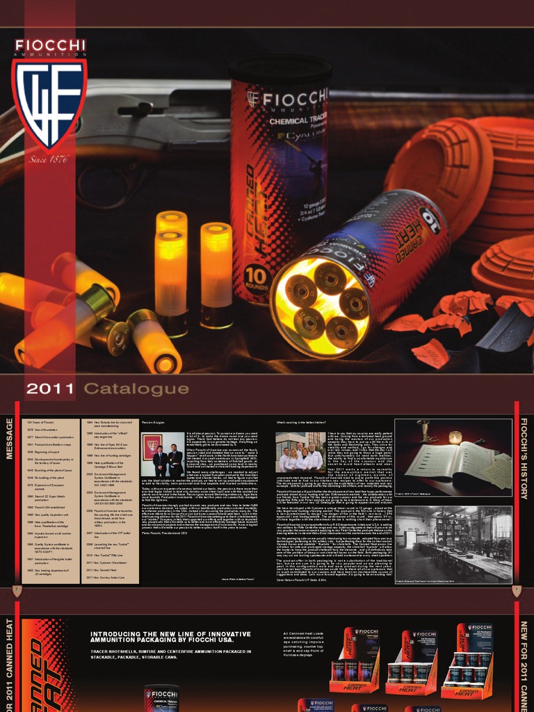 2011 Fiocchi USA Catalogue | PDF | Shotgun | Bullet