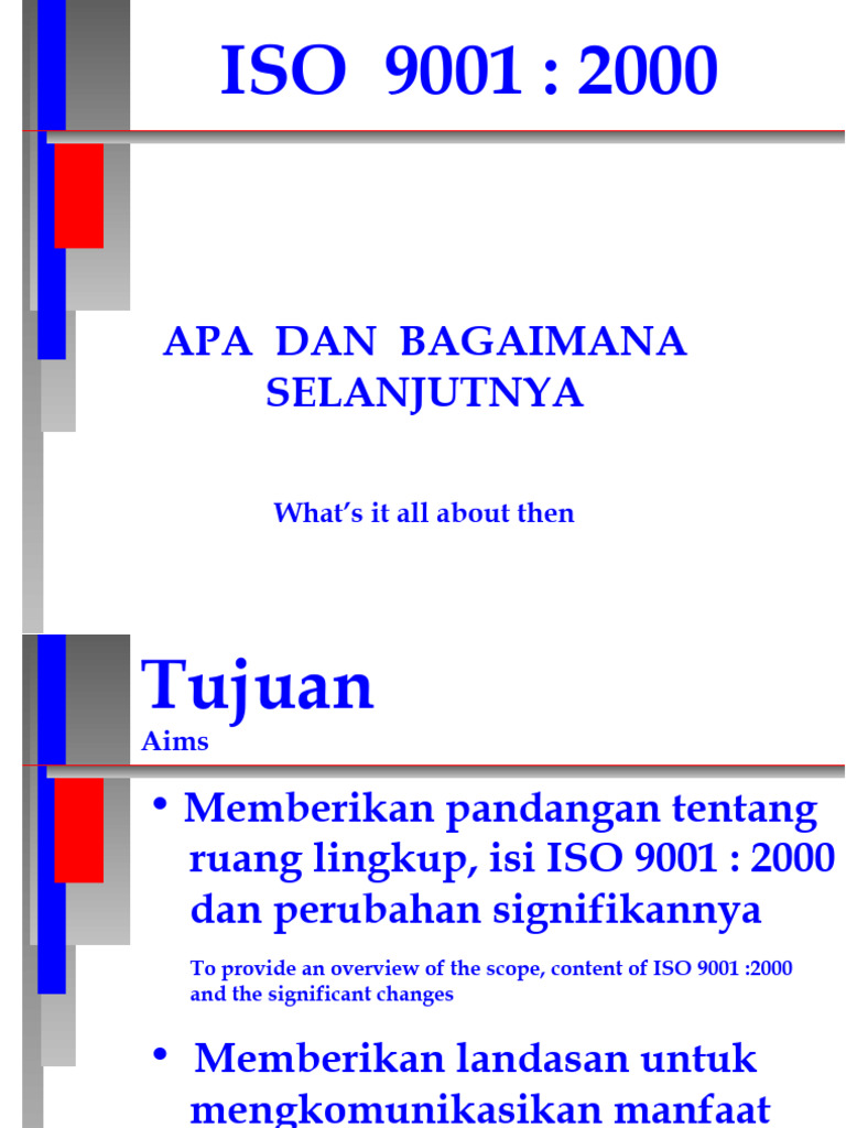 Apa itu ISO 9001_2000 | PDF