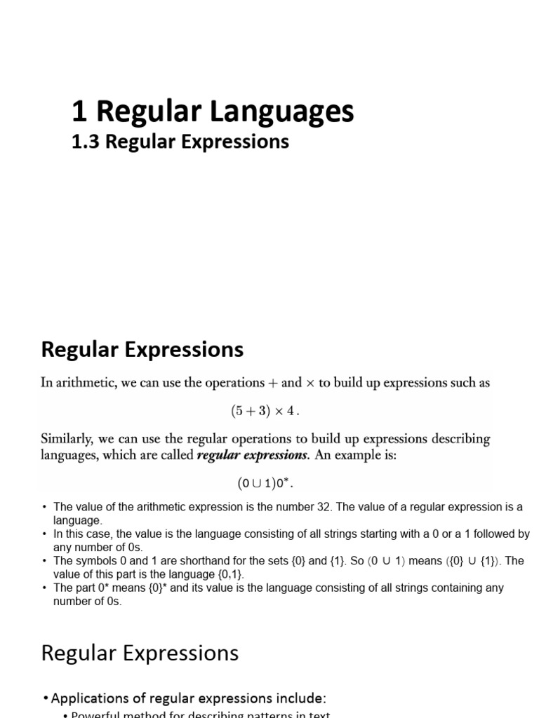 4-reg_exp (2) | PDF | Regular Expression | Formalism (Deductive)