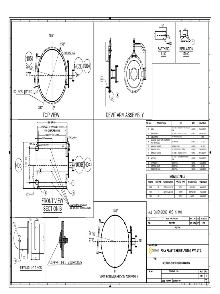 Spool Piece Drawing-Model From Dhaval | PDF | Plumbing | Mechanical ...