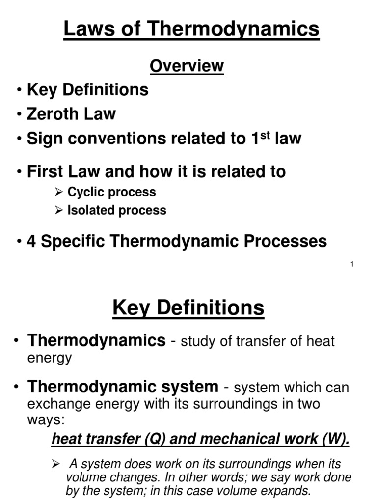 Laws of Thermodynamics Explained | PDF | Heat | Thermal Conduction
