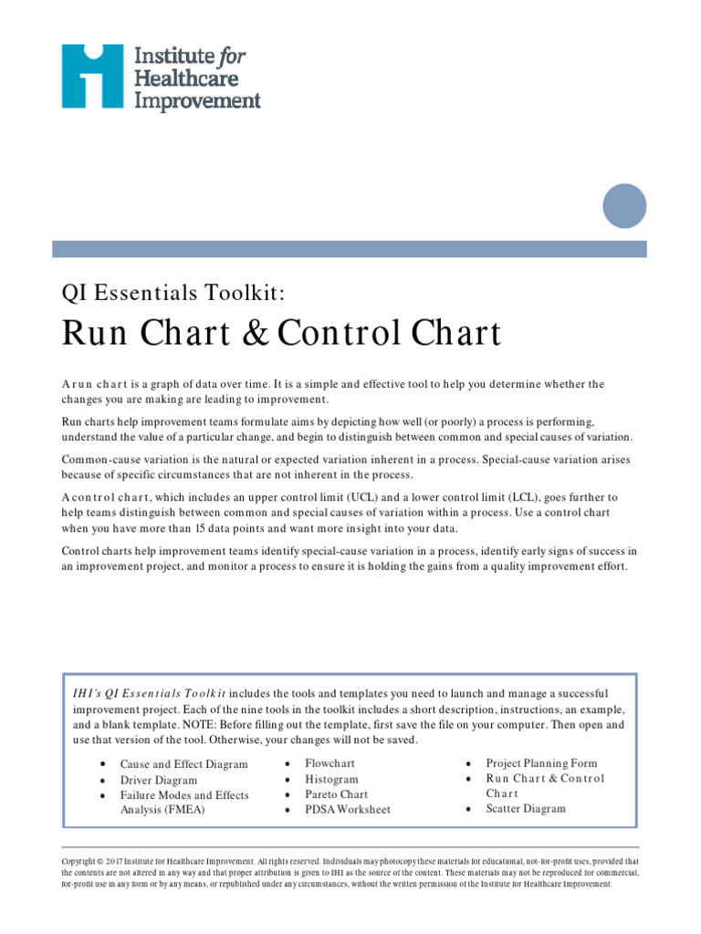qi_tool_runchart_controlchart | PDF | Chart | Cartesian Coordinate System