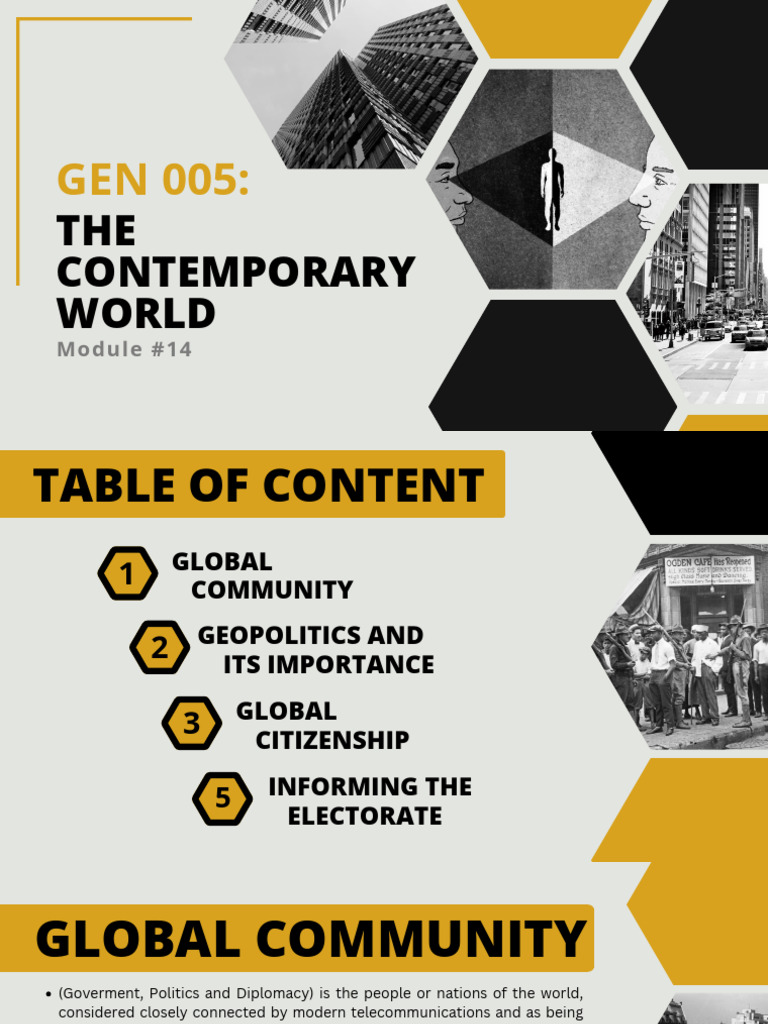 Gen 005 - Module 14 | PDF | Community | Political Science