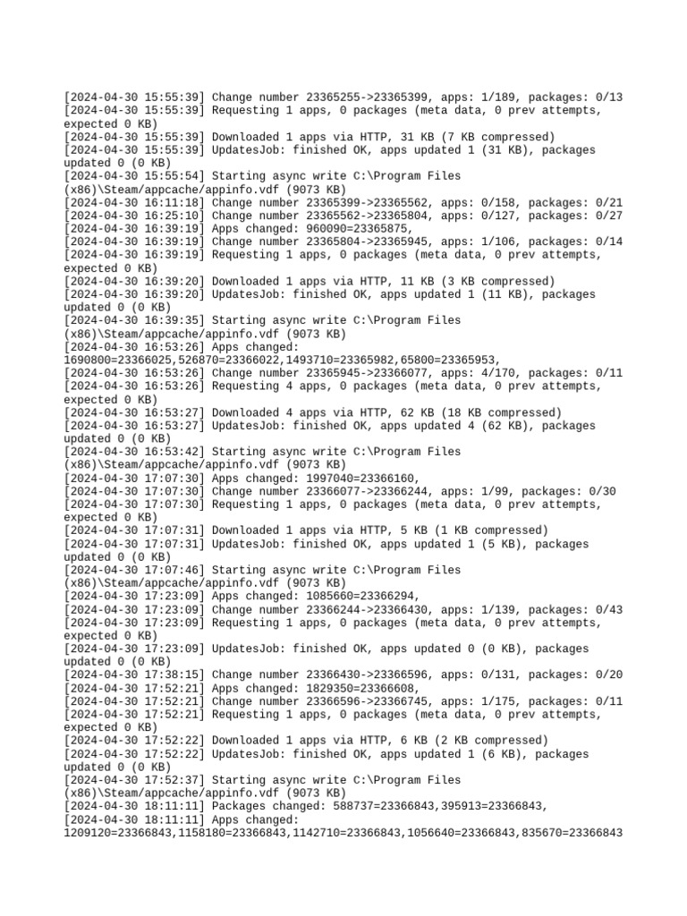 Appinfo Log | Download Free PDF | Internet Protocols | Computer Networking