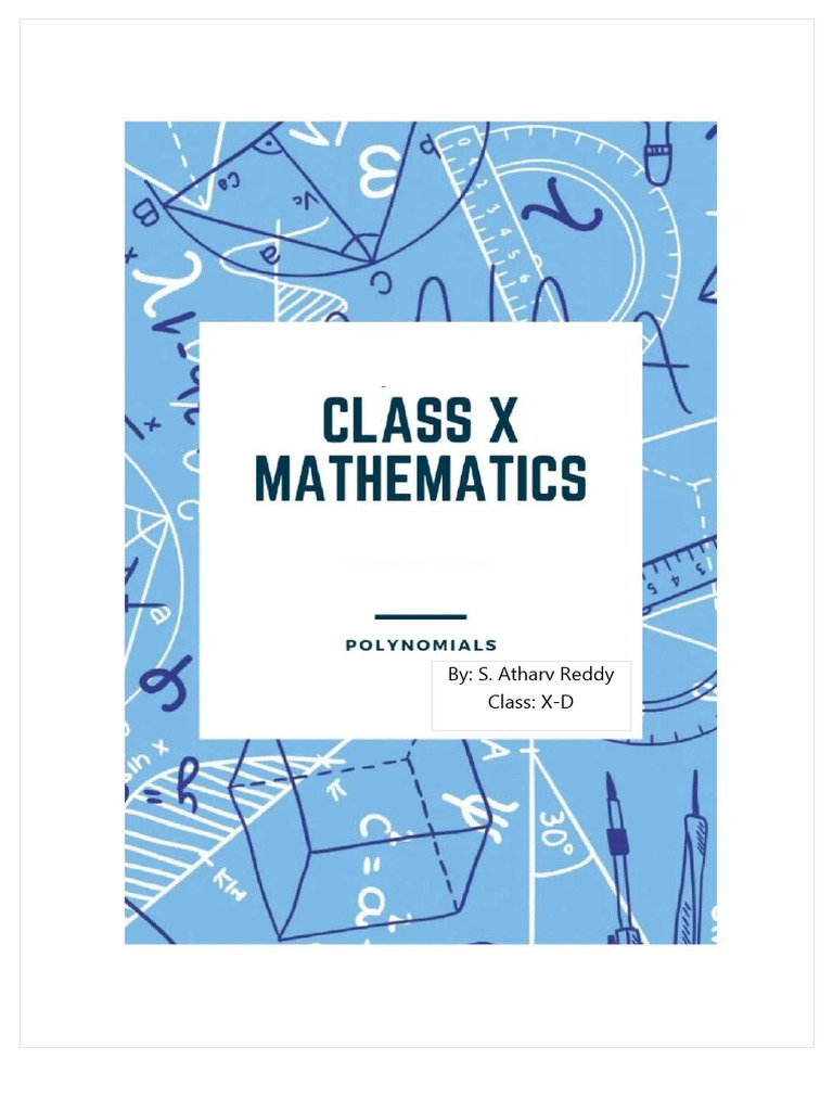 Math Polynomials Application Activity | PDF