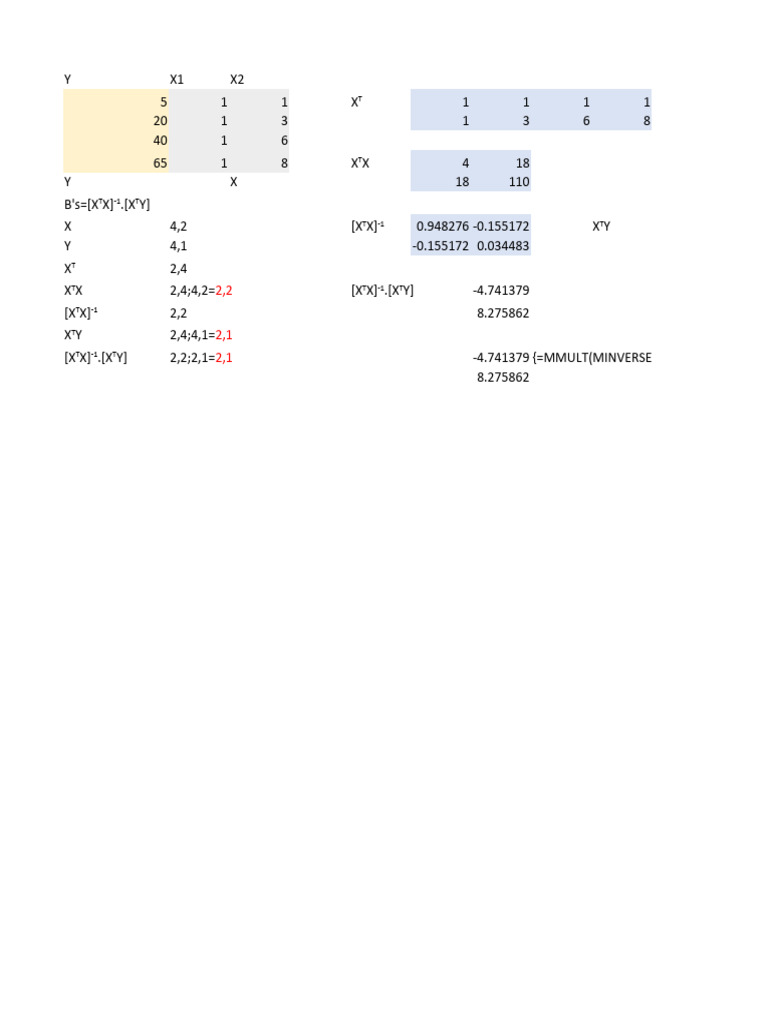 Lec 9 Regression Model by Matrices 25042024 071412pm | PDF ...