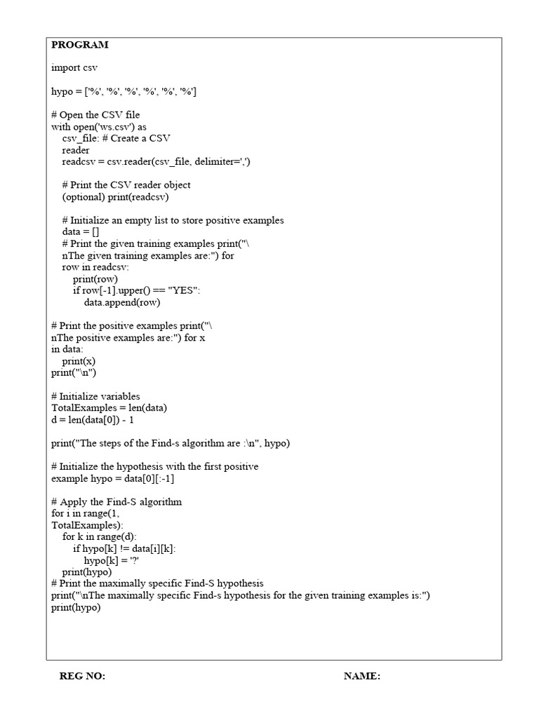 ML Record | PDF | Computer Programming | Computing ML Record | PDF | Computer Programming | Computing