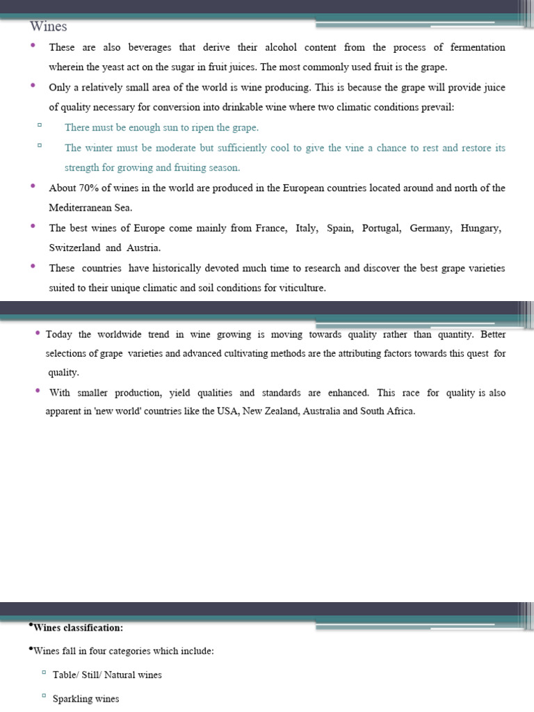 Bev MGT Part 3 | PDF | Winemaking | Wine