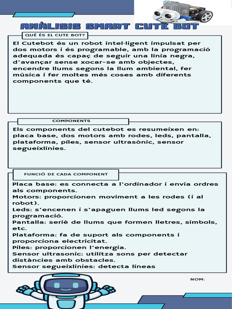 Anàlisis Smart Cute Bot | PDF