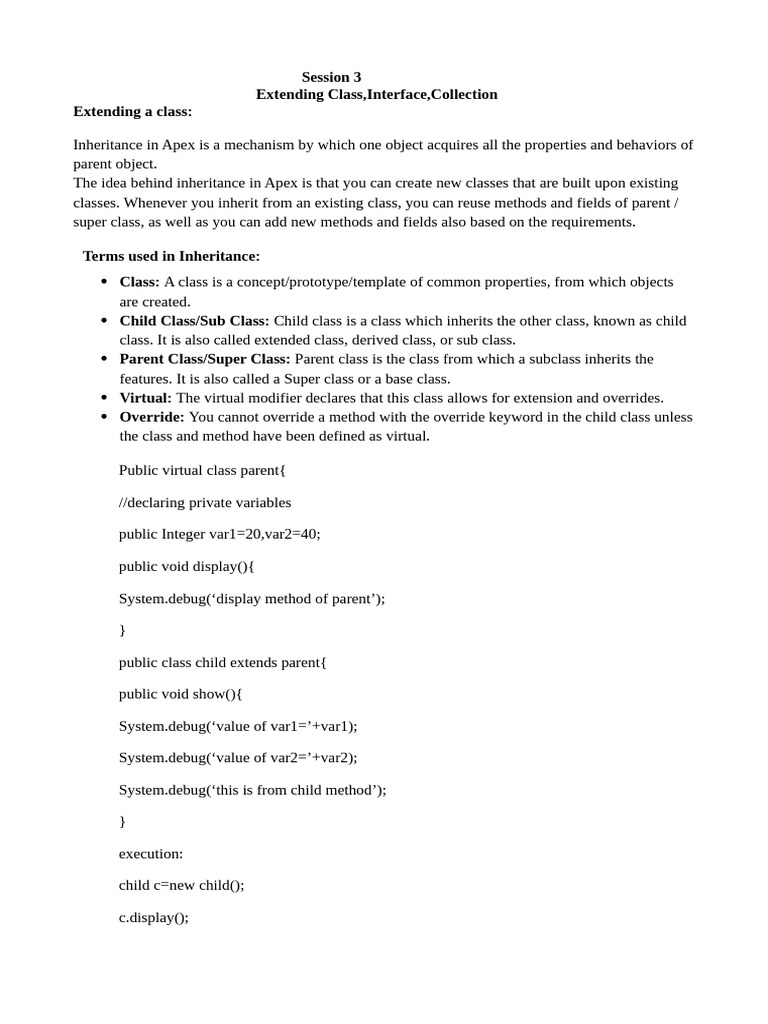 Session 3 Interface Collection Download Free Pdf Inheritance Object Oriented Programming