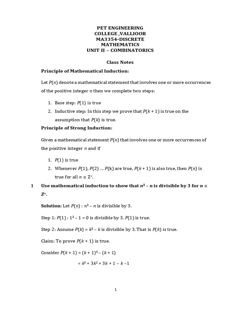 Ma3354 Unit Ii | PDF | Mathematical Proof | Inequality (Mathematics)
