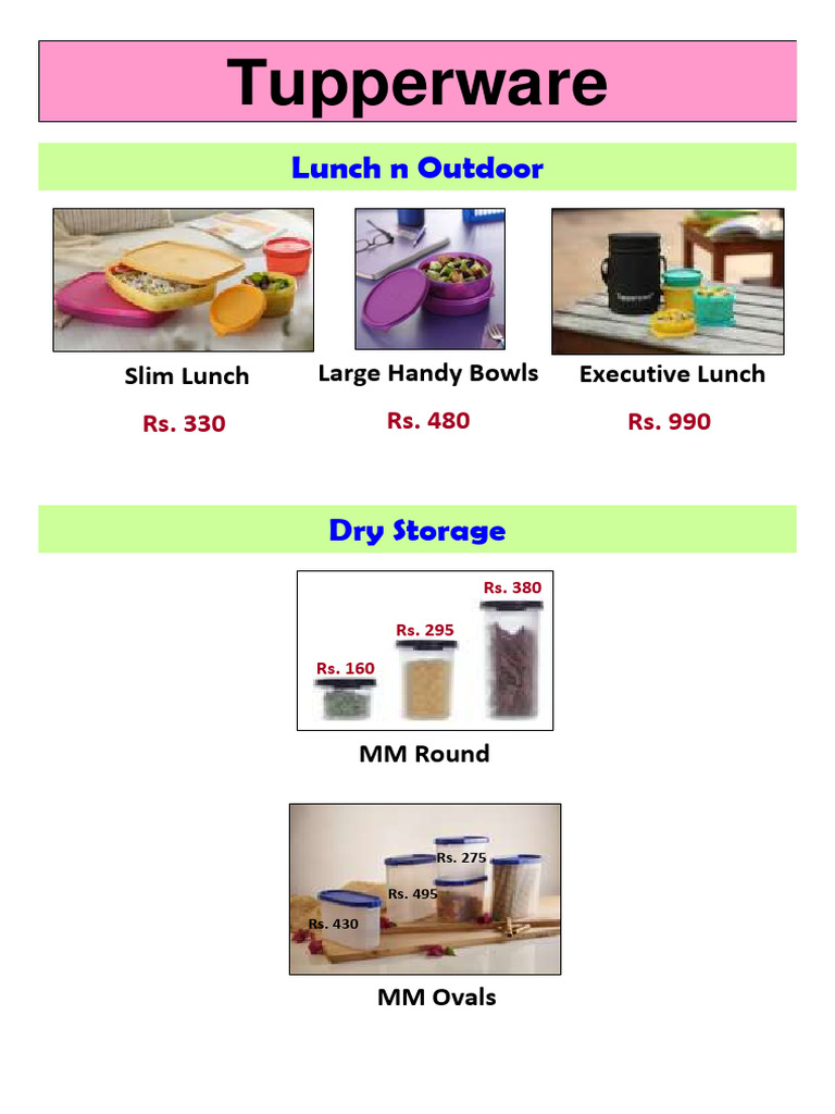 tupperware catalogue | PDF | Refrigerator