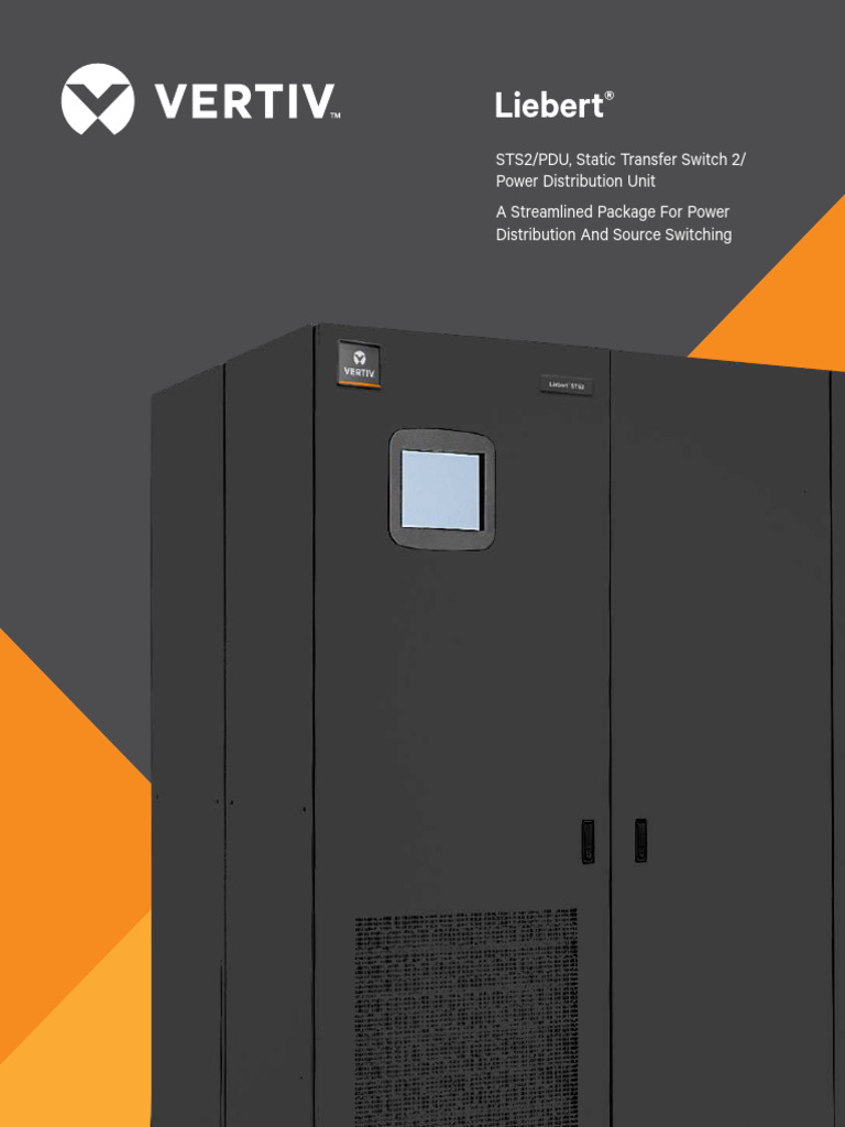 Liebert Sts2pdu Brochure | PDF | Power Supply | Alternating Current