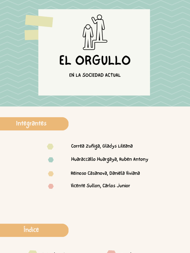 El ORGULLO | PDF | Orgullo | Envidia