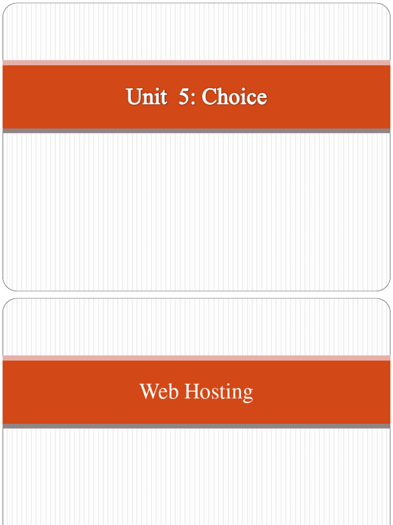 Student-Version 2-Unit 5 - Choice | PDF