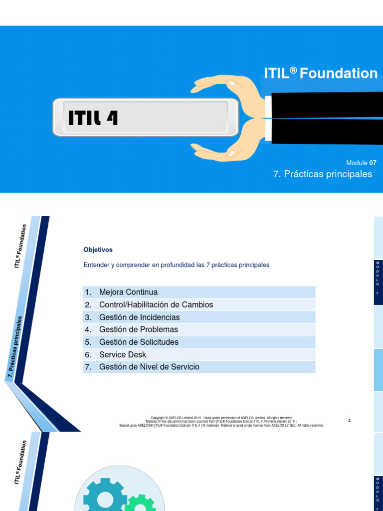 07 Prácticas Principales | PDF | Itil