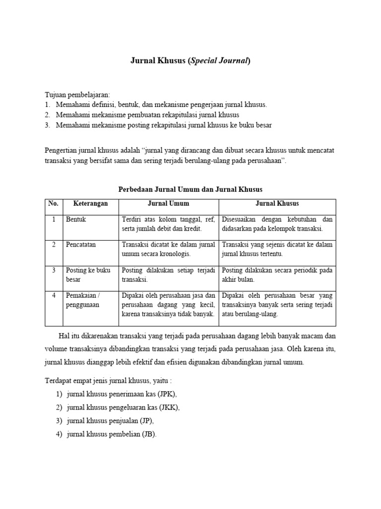 Arti Memo Posted Debit dalam Jurnal | PDF