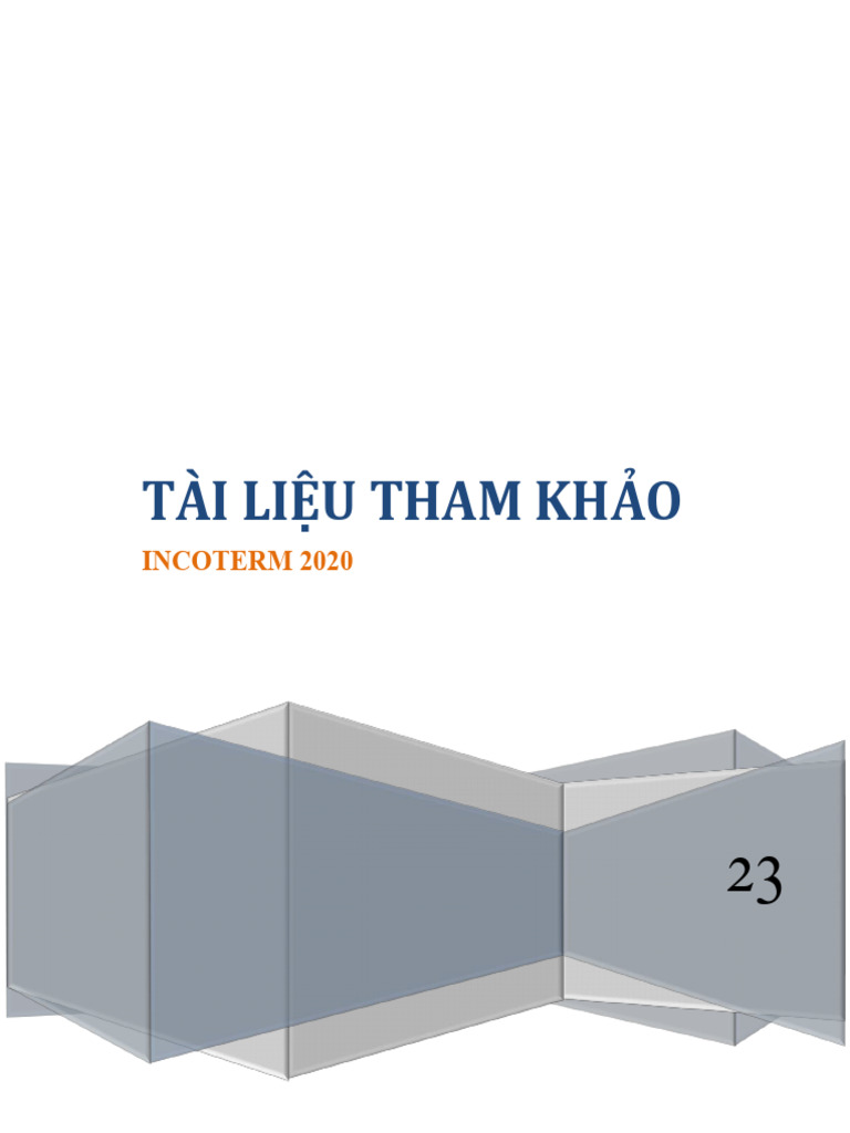 INCOTERMS 2020-T ÇI LIß Åu TIß NG VIß Åt VINATRAIN (1) - Trang-1 | PDF