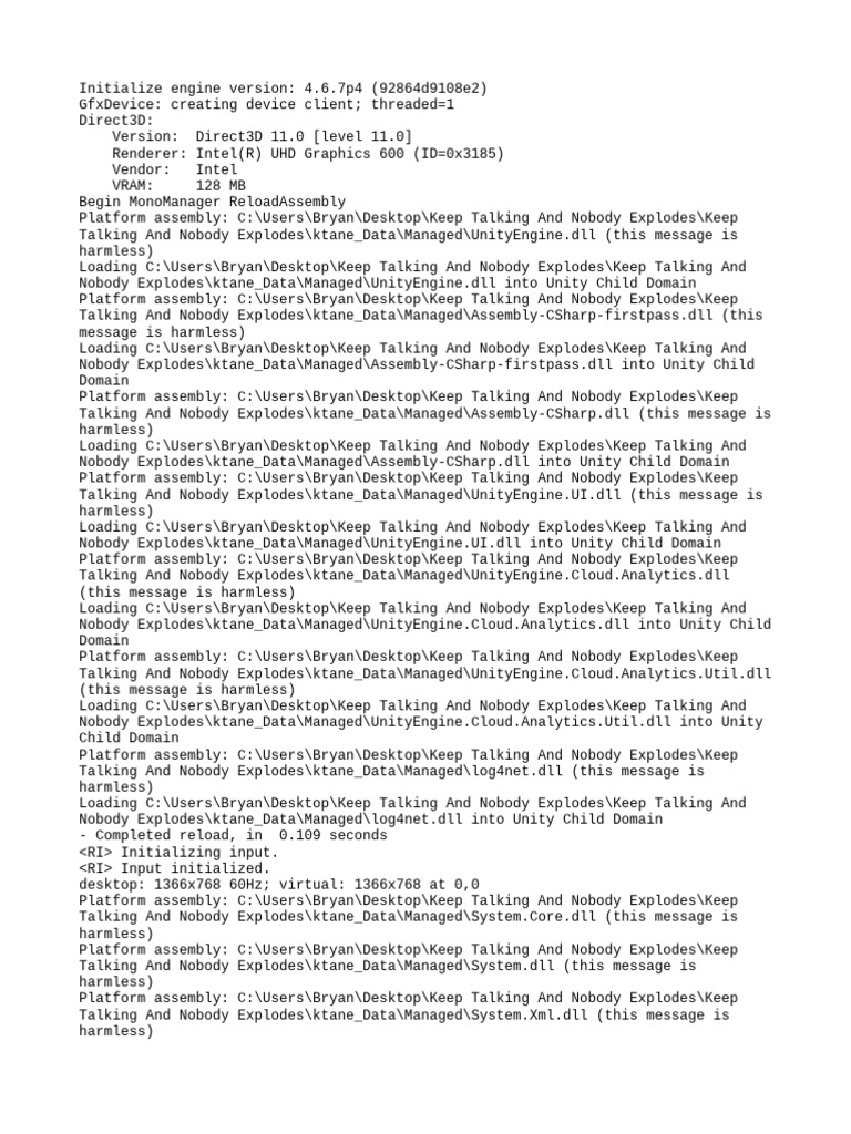 Output Log | PDF | Software | Computing Platforms