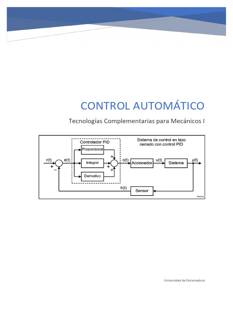 Apuntes de Clase Control Automatico | Descargar gratis PDF ...
