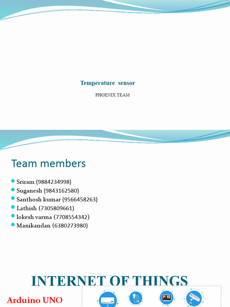 Temp Sensor Project | PDF Temp Sensor Project | PDF