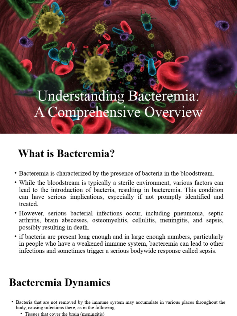Understanding Bacteremia | PDF | Sepsis | Infection