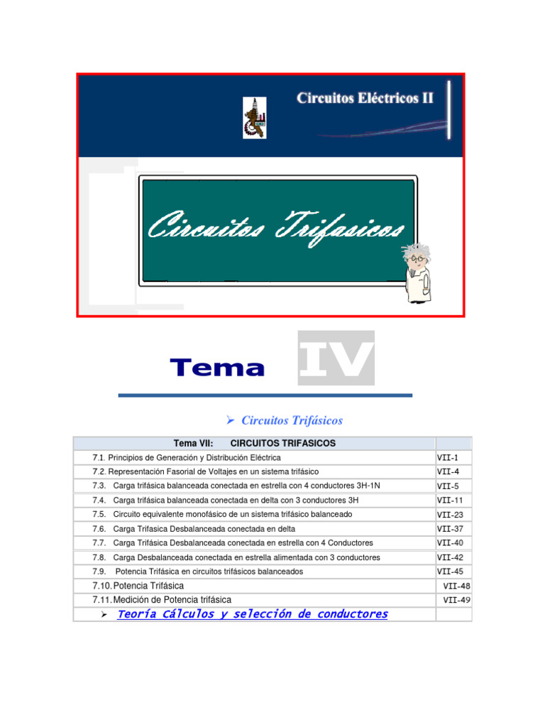 Tema 4,5 Circuitos Trifasicos | PDF | Energia electrica | Red eléctrica
