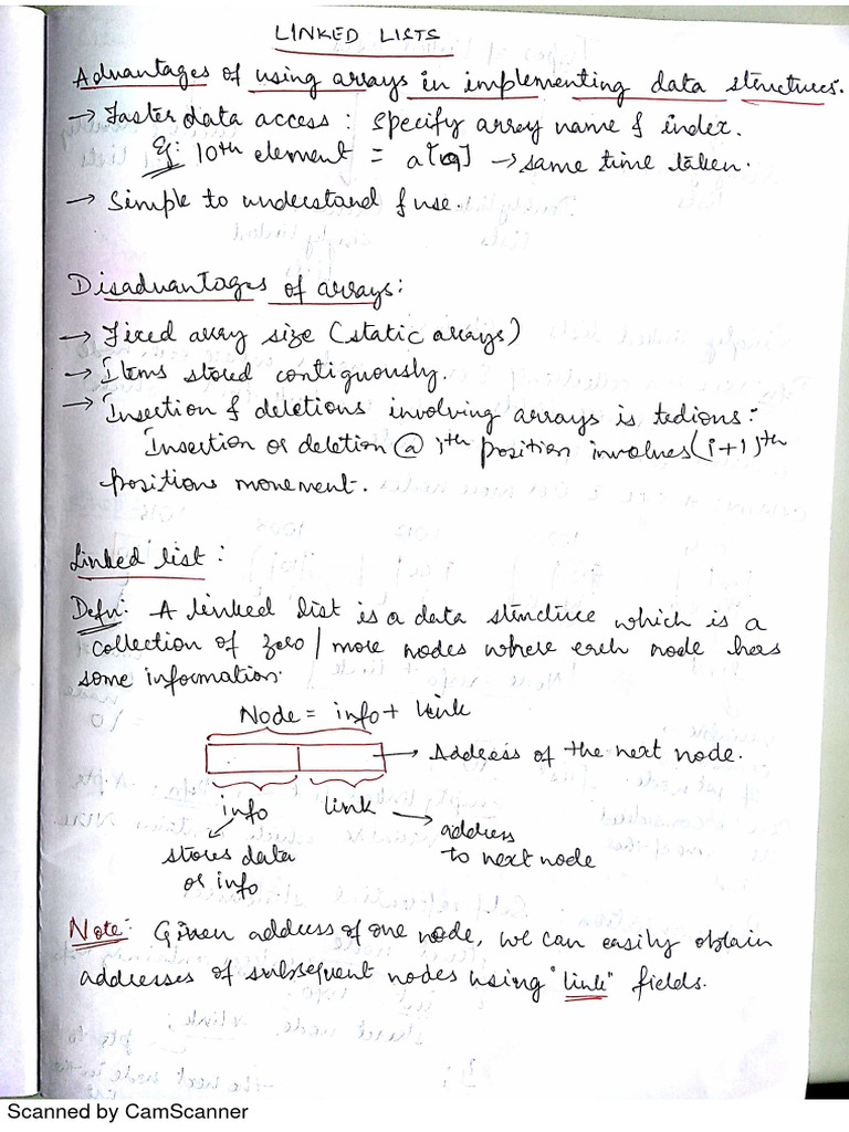 Module 3 - Linked Lists | PDF