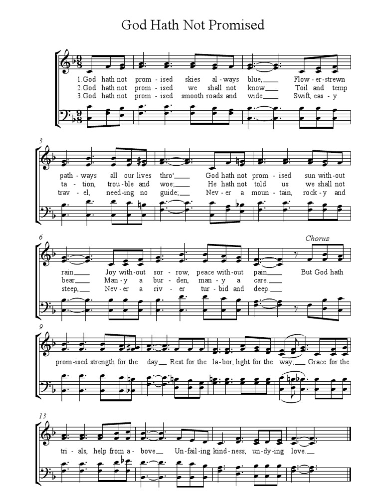 God Hath Not Promised: Hymn Insights | PDF