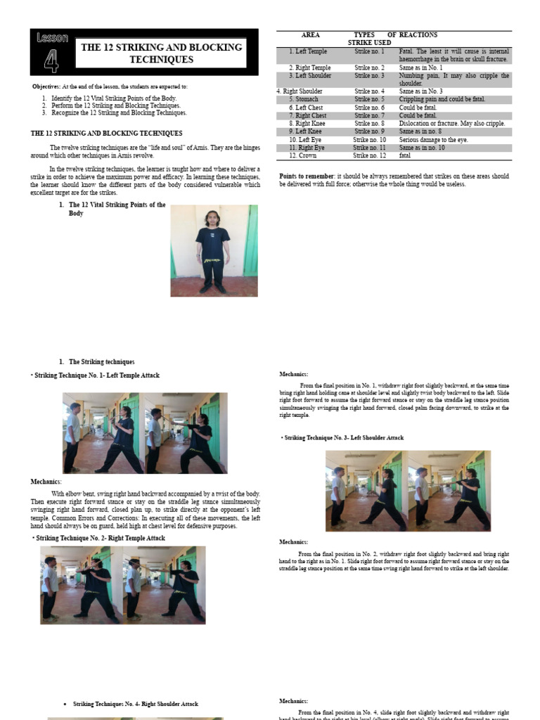 Lesson 4 Arnis | PDF