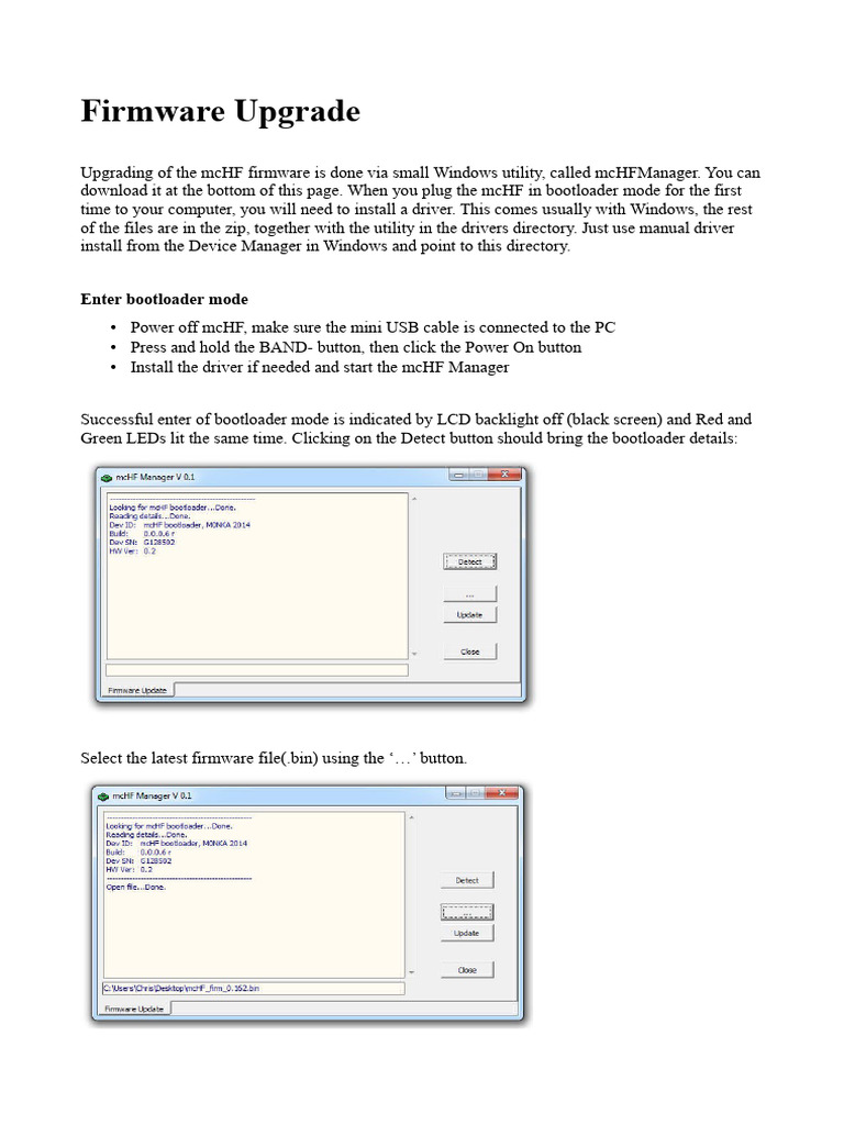 Firmware-Upgrade | PDF