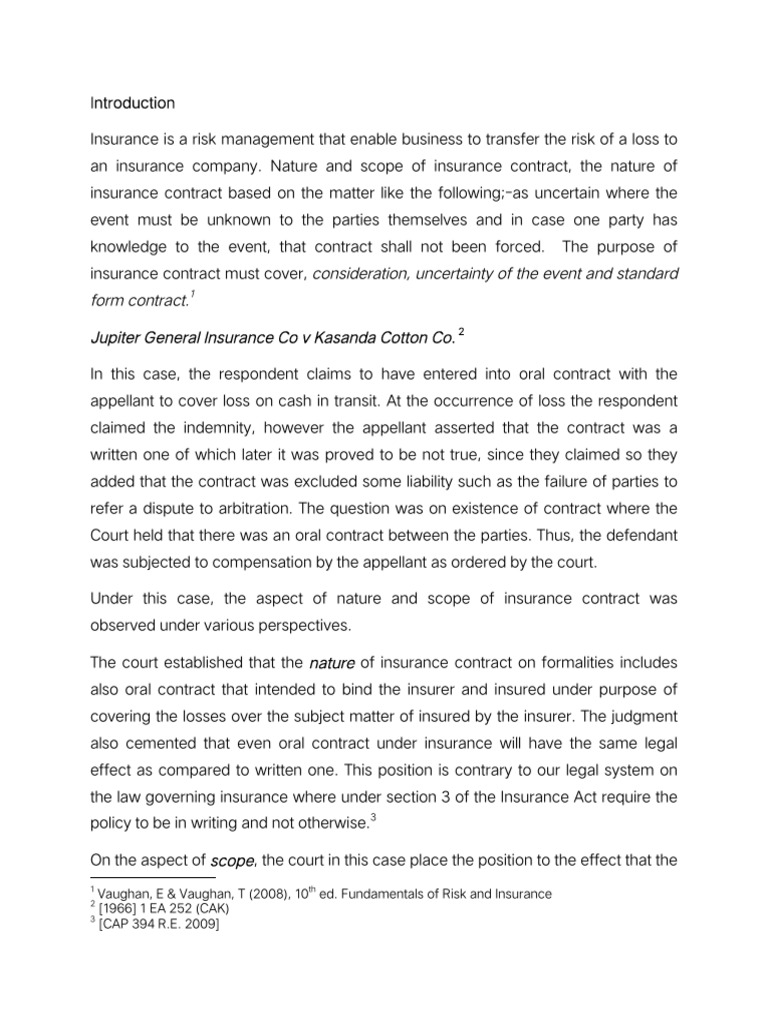 Insurance Cases | PDF