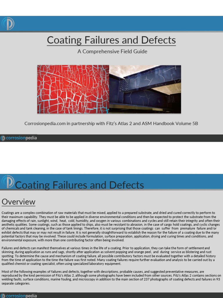 Coating Failures and Defects Guide | PDF | Paint | Coating