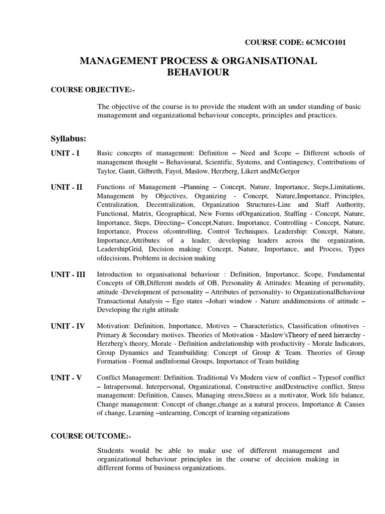 Syllabus | Download Free PDF | Entrepreneurship | Strategic Management