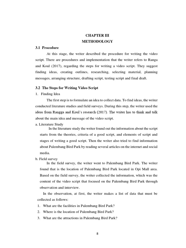 Chapter Iii Methodology CD | PDF | Information | Methodology