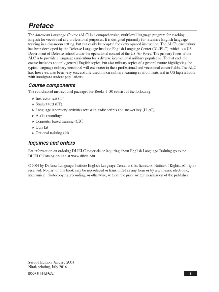 Preface: Course Components | PDF | Celsius | Fahrenheit