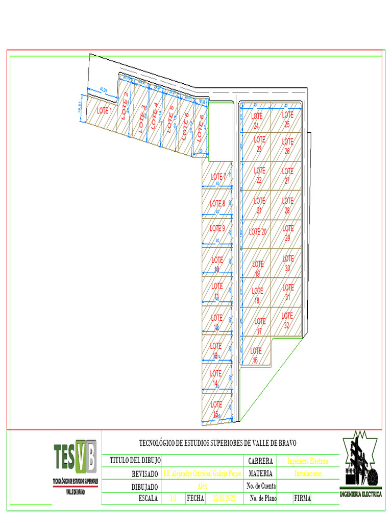 Plano de Lotes Evaluacion | PDF