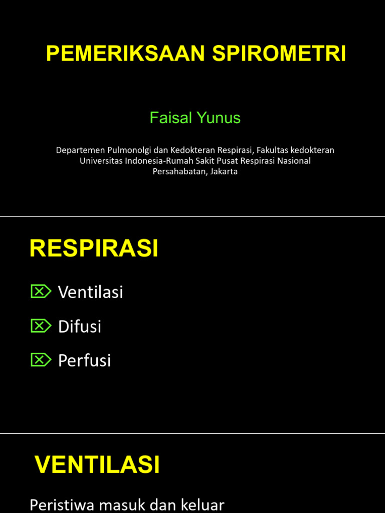 k20. Spirometri Lengkap 2023 | PDF