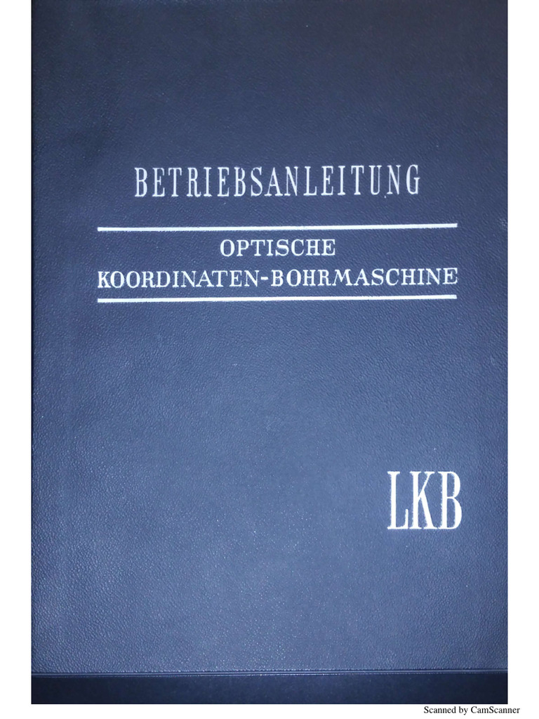 Deckel LKB Anleitung | PDF
