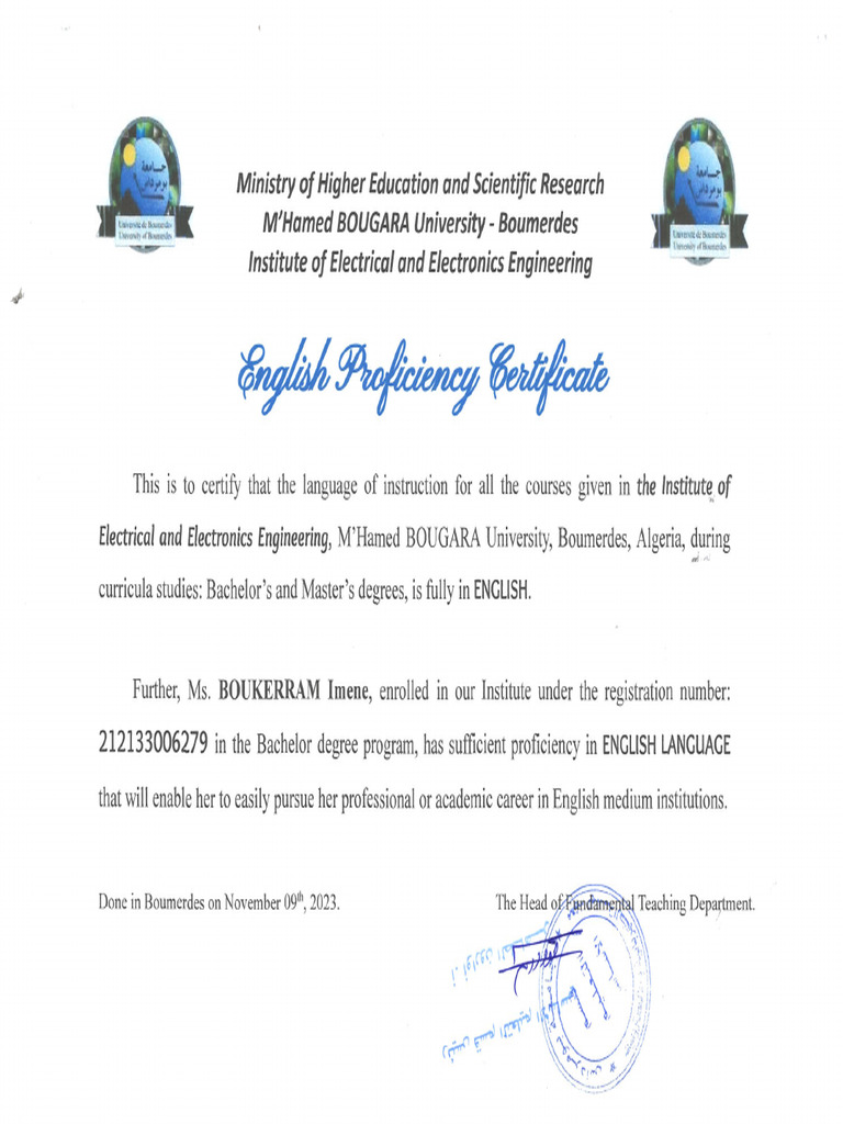 English Certificate Rotated | PDF