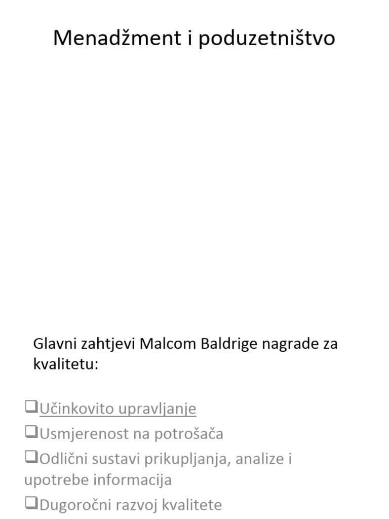 I Predavanje Menadzment | PDF