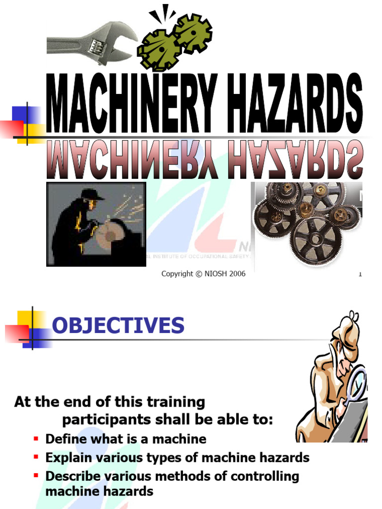 3.1 Machine Hazard | PDF | Engines | Machines